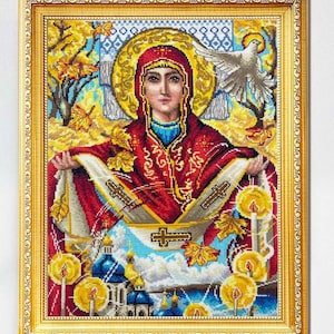 Icon Intercession Cross Stitch Kit. Orthodox Icon Cross Stitch Kit With ...