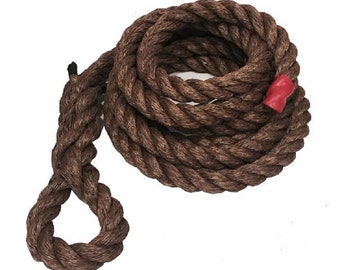 24mm Synthetic Hemp Climbing Rope With Thimble and Shackle Kids ...
