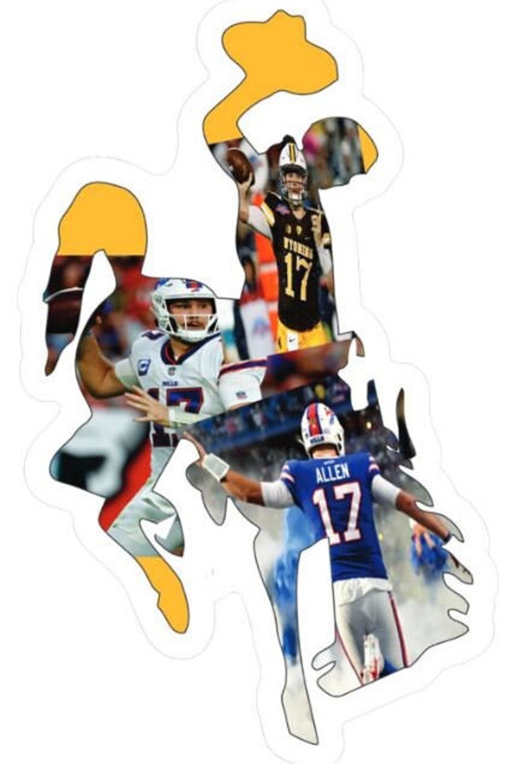 Josh Allen Sticker -cowboy - Etsy