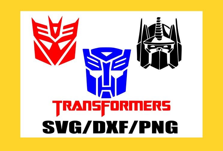 Svg-transformers Optimus Prime Megatron Decepticon Auotobot Logo ...