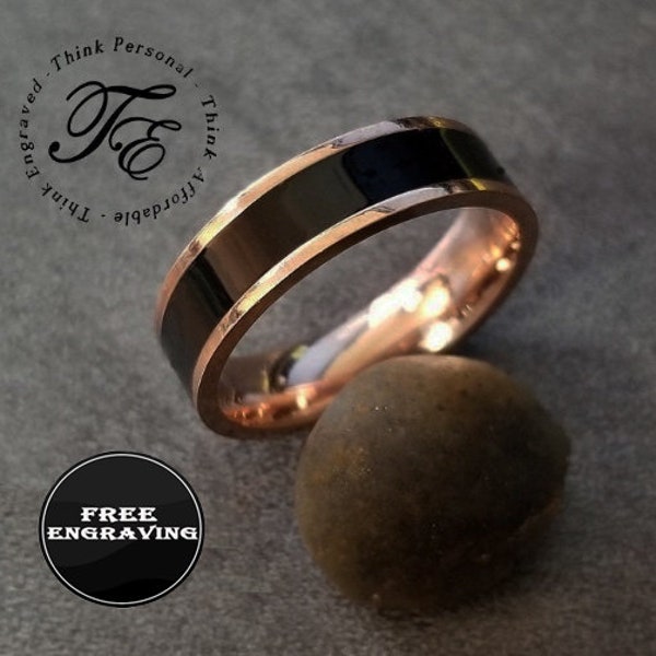 Mens Promise Ring Black - Etsy