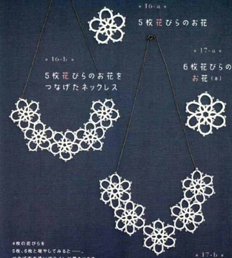 38 JAPANESE TATTING Patterntatting Lace Accessories Craft - Etsy UK