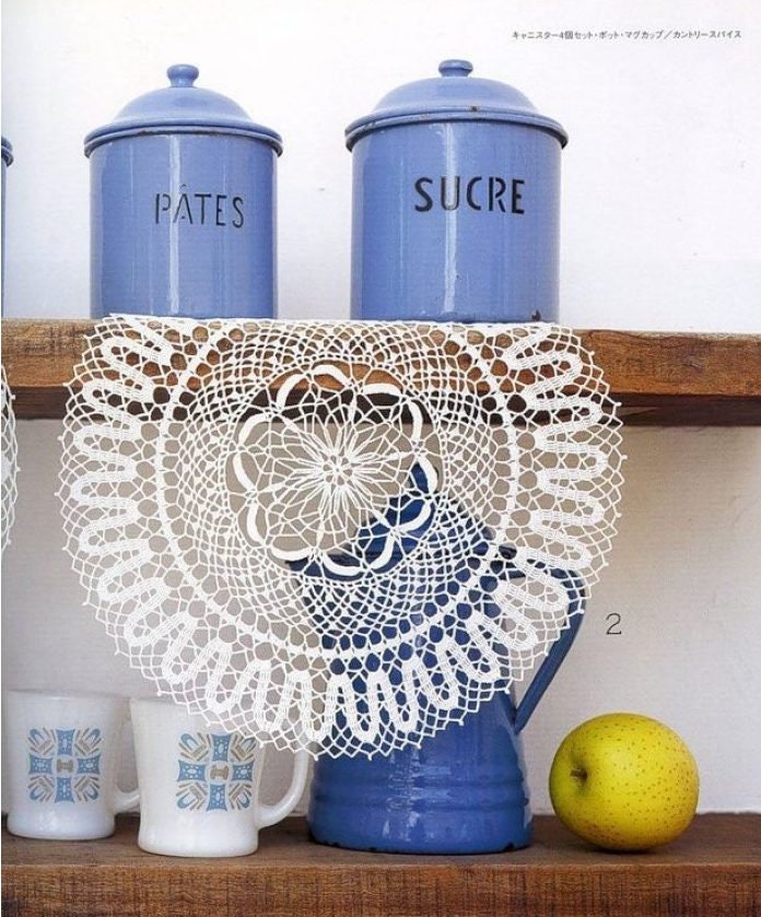 30 JAPANESE CROCHET LACE Patternlacework Book Craft E-book 92.instant ...