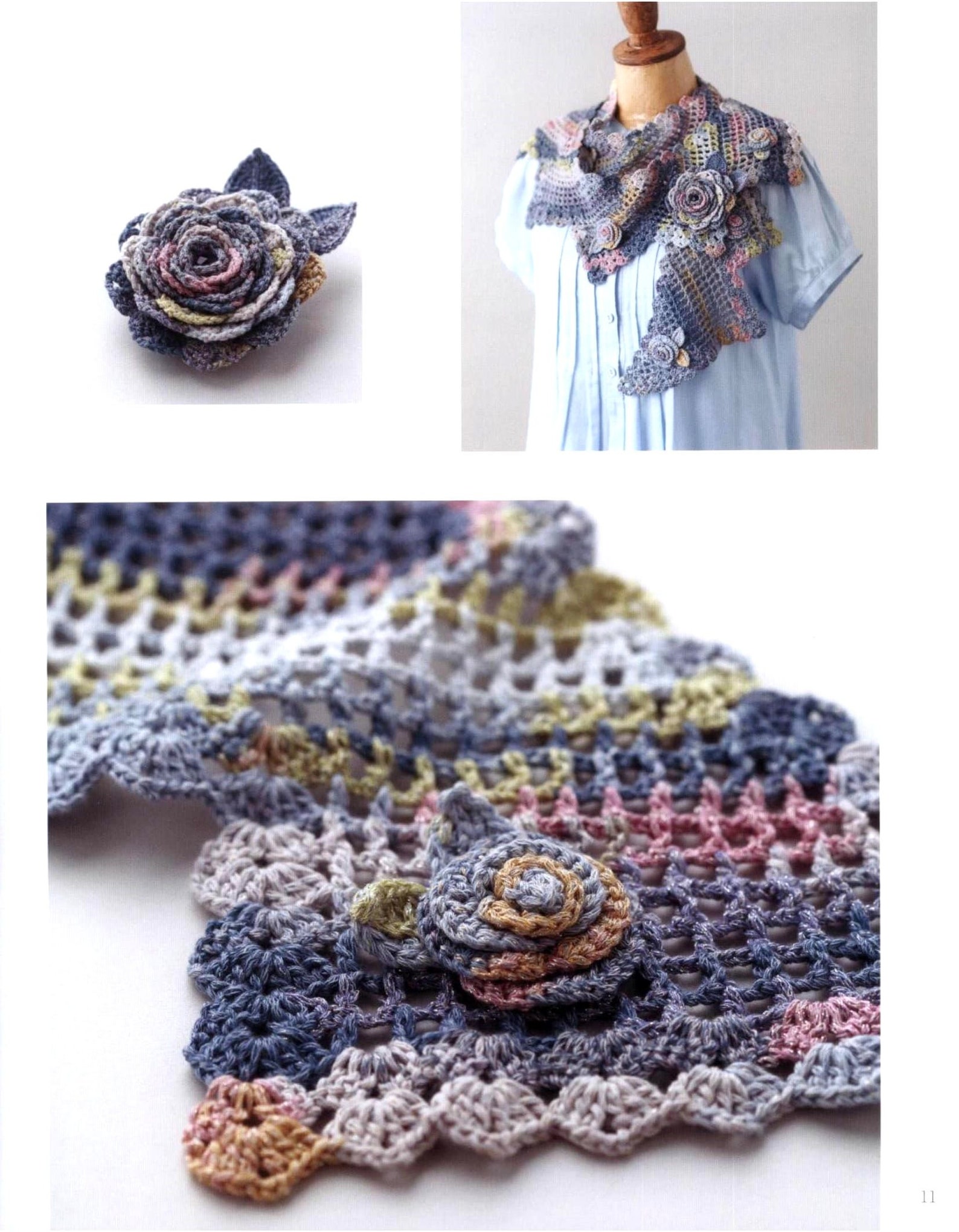 16 JAPANESE CROCHET Patternfloral Design Craft E-book - Etsy