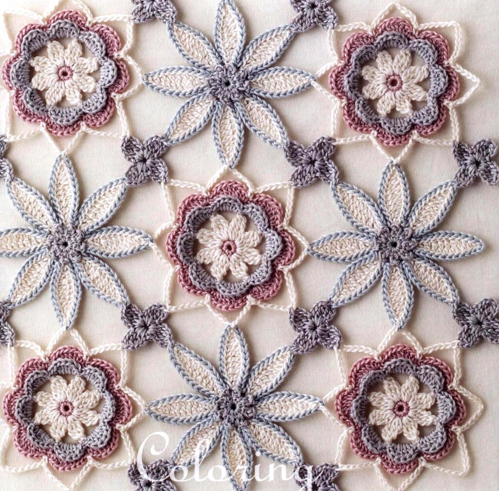 16 JAPANESE CROCHET Patternfloral Design Craft E-book - Etsy
