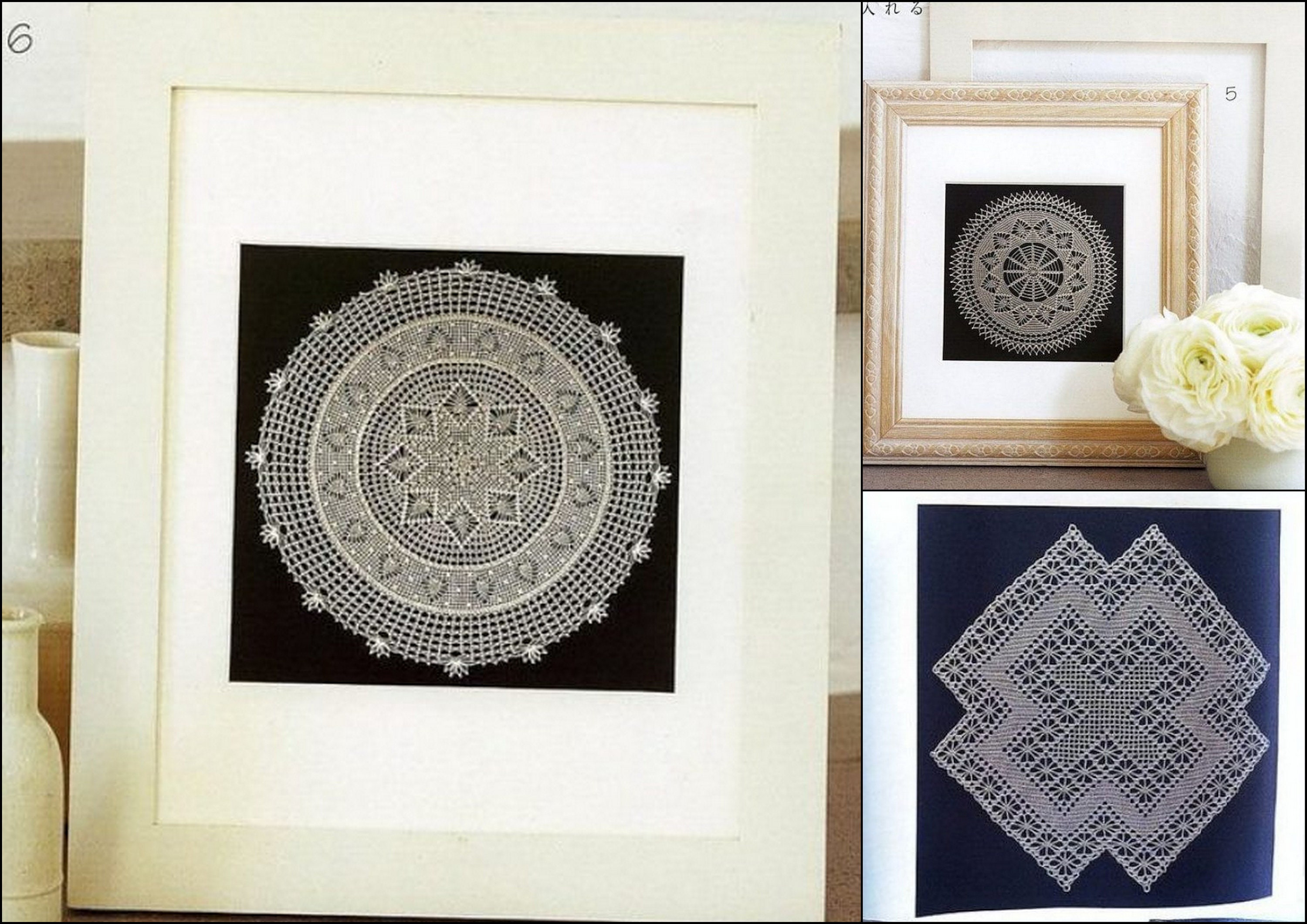 30 JAPANESE CROCHET LACE Patternlacework Book Craft E-book 92.instant ...