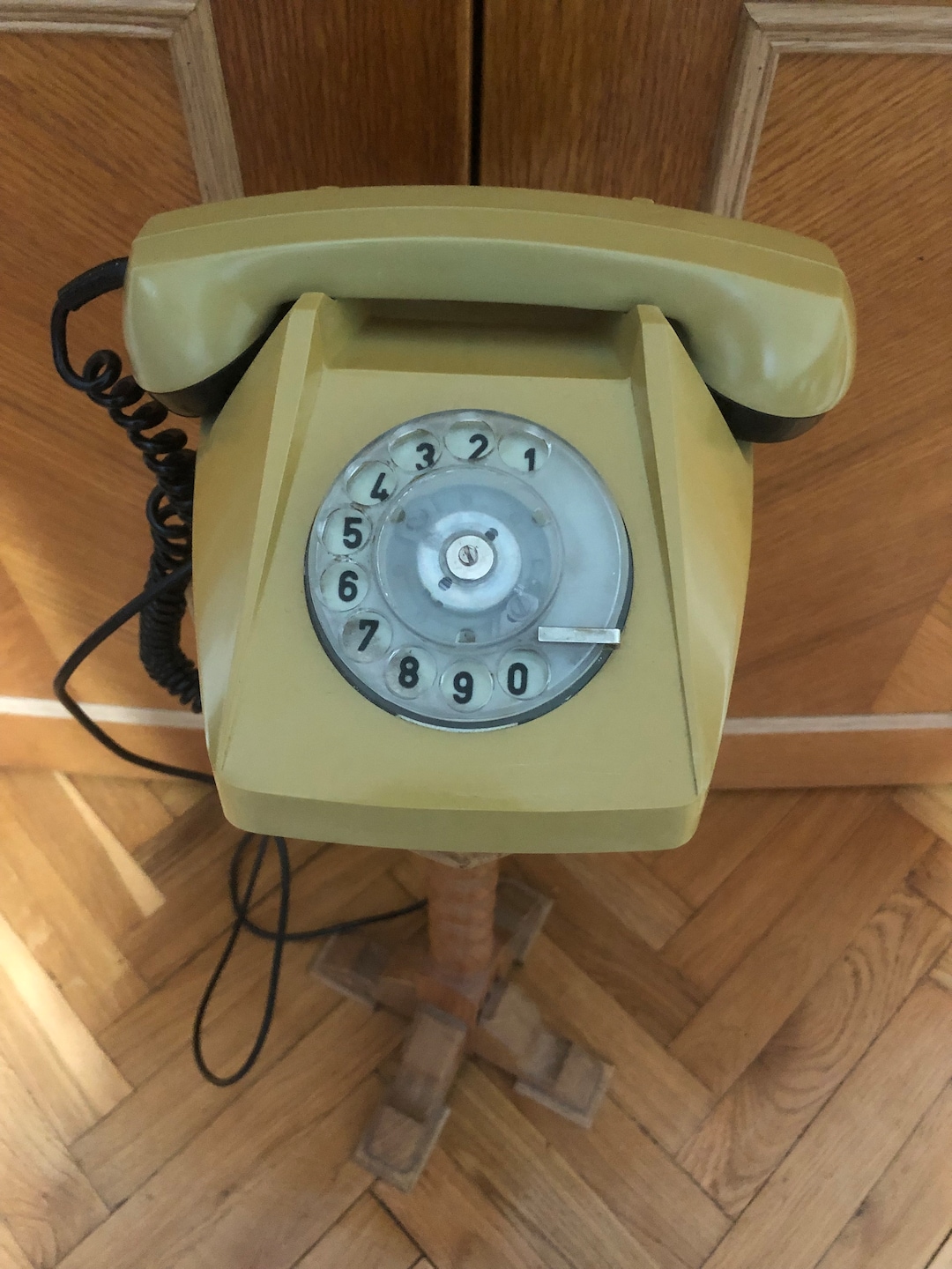 Vintage Rotary Dial Phone Tesla Stropkov Czechoslovakia From 1987 ...