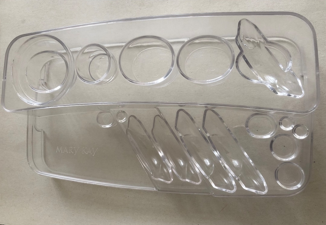 Vintage Mary Kay Makeup Organizer From 1994. Transparent Makeup Display ...