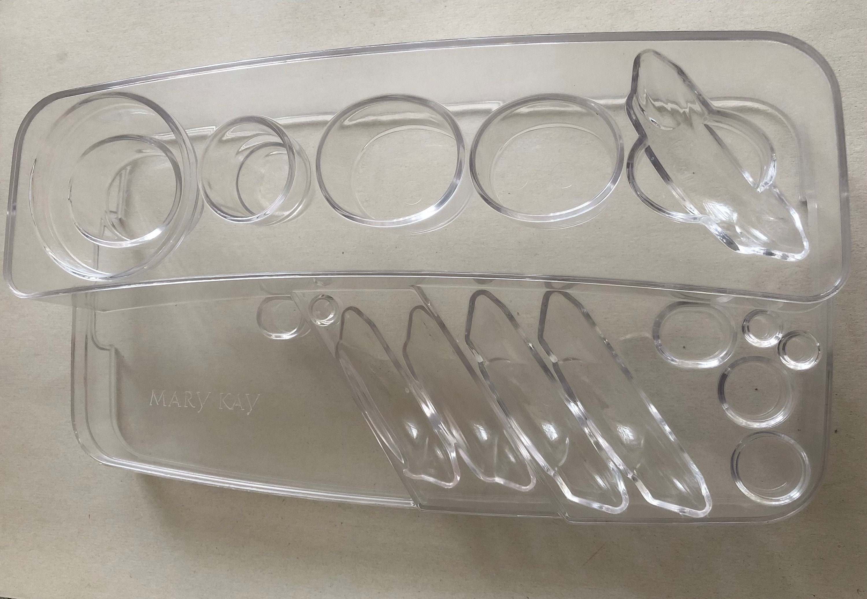 Vintage Mary Kay Makeup Organizer From 1994. Transparent Makeup Display ...