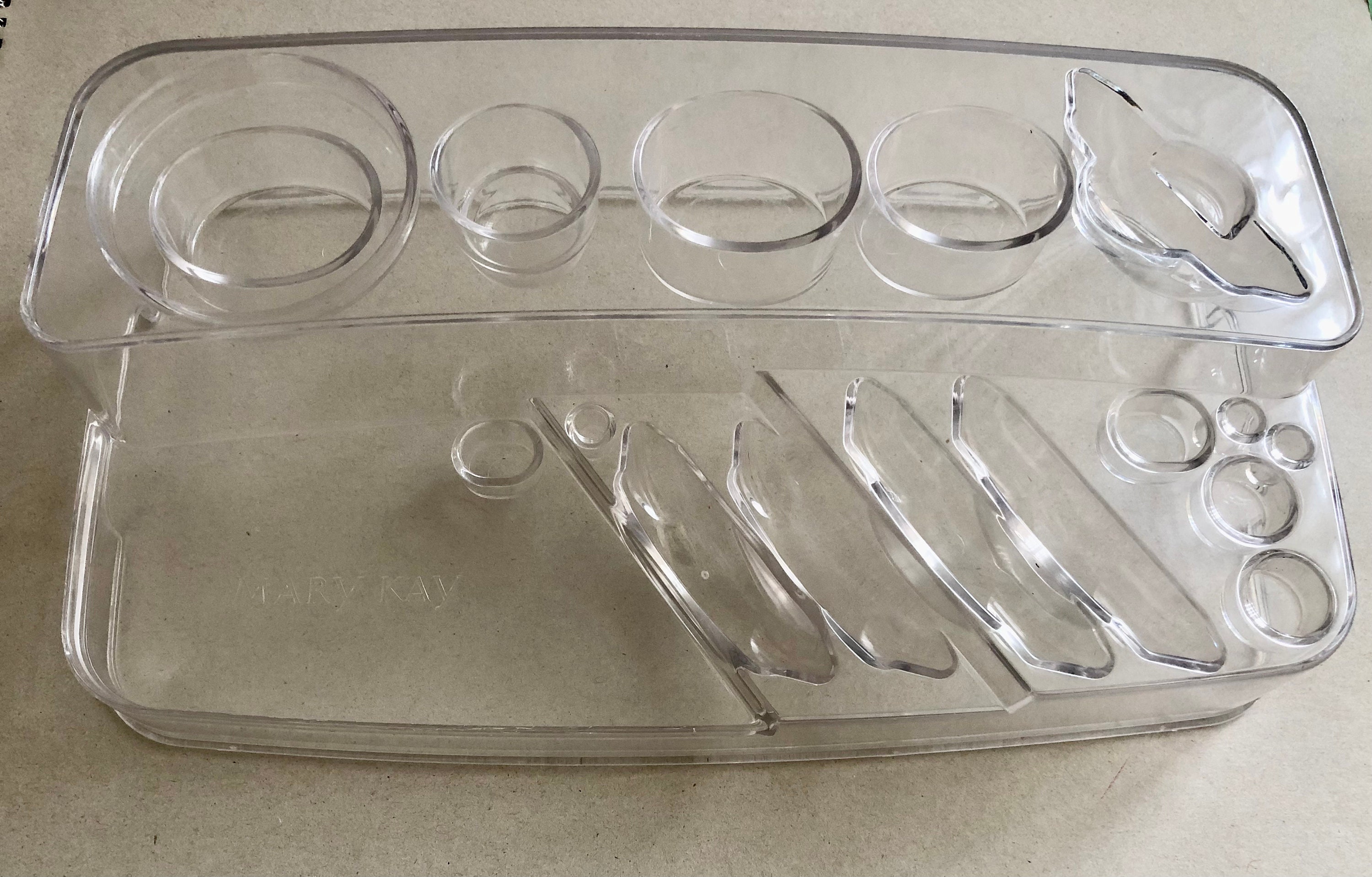 Vintage Mary Kay Makeup Organizer From 1994. Transparent Makeup Display ...