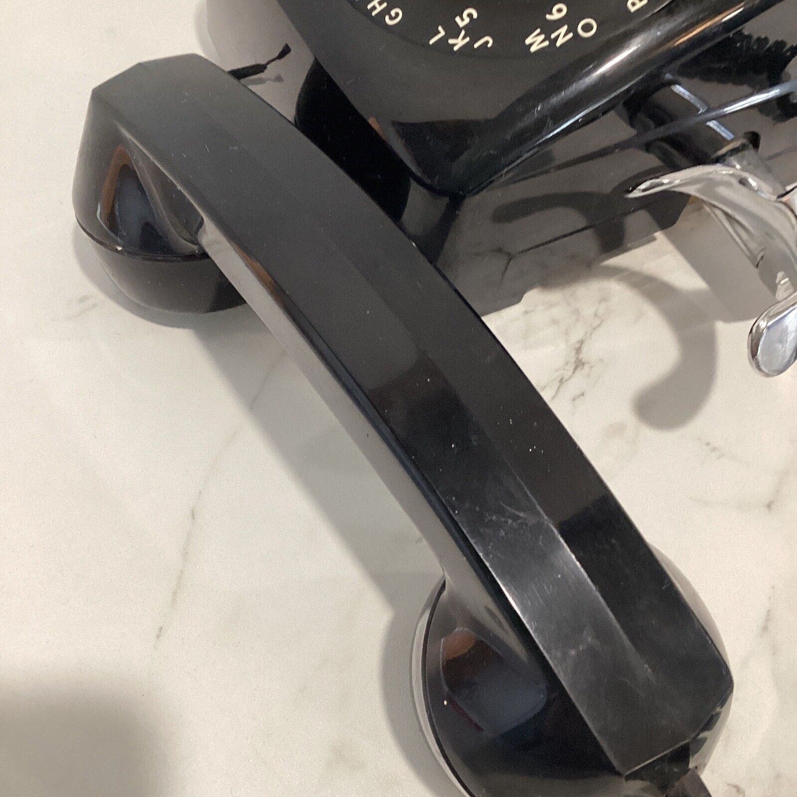 Vintage Automatic Electric Monophone Black Rotary Dial Wall Telephone ...