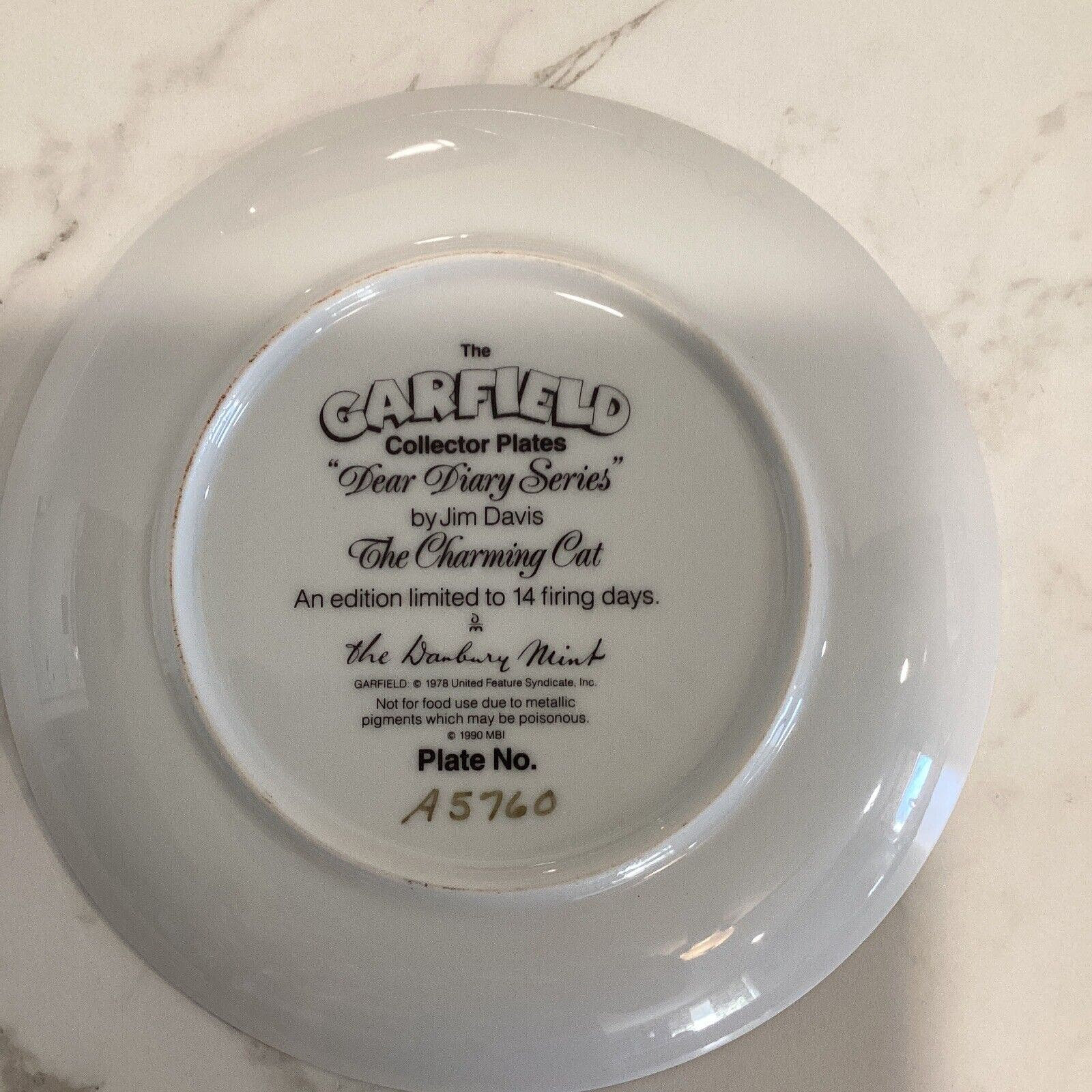 Vintage Garfield, Danbury Mint, 3 Plates - Etsy