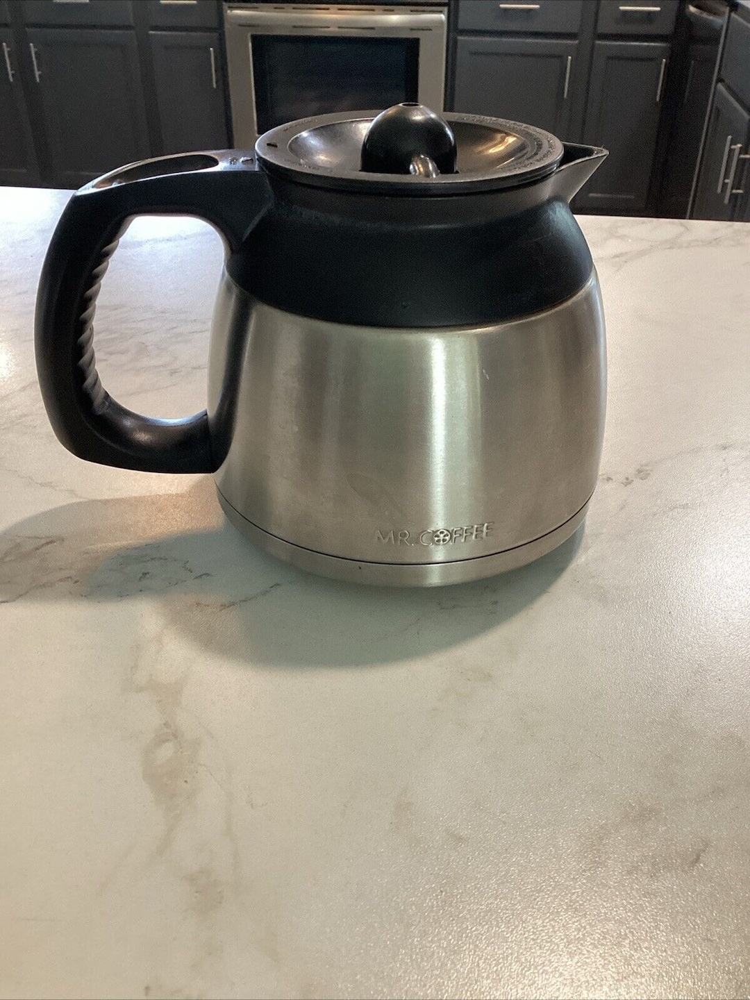Mr. Coffee Stainless Steel Thermal 8 Cup Replacement Carafe With Lid ...