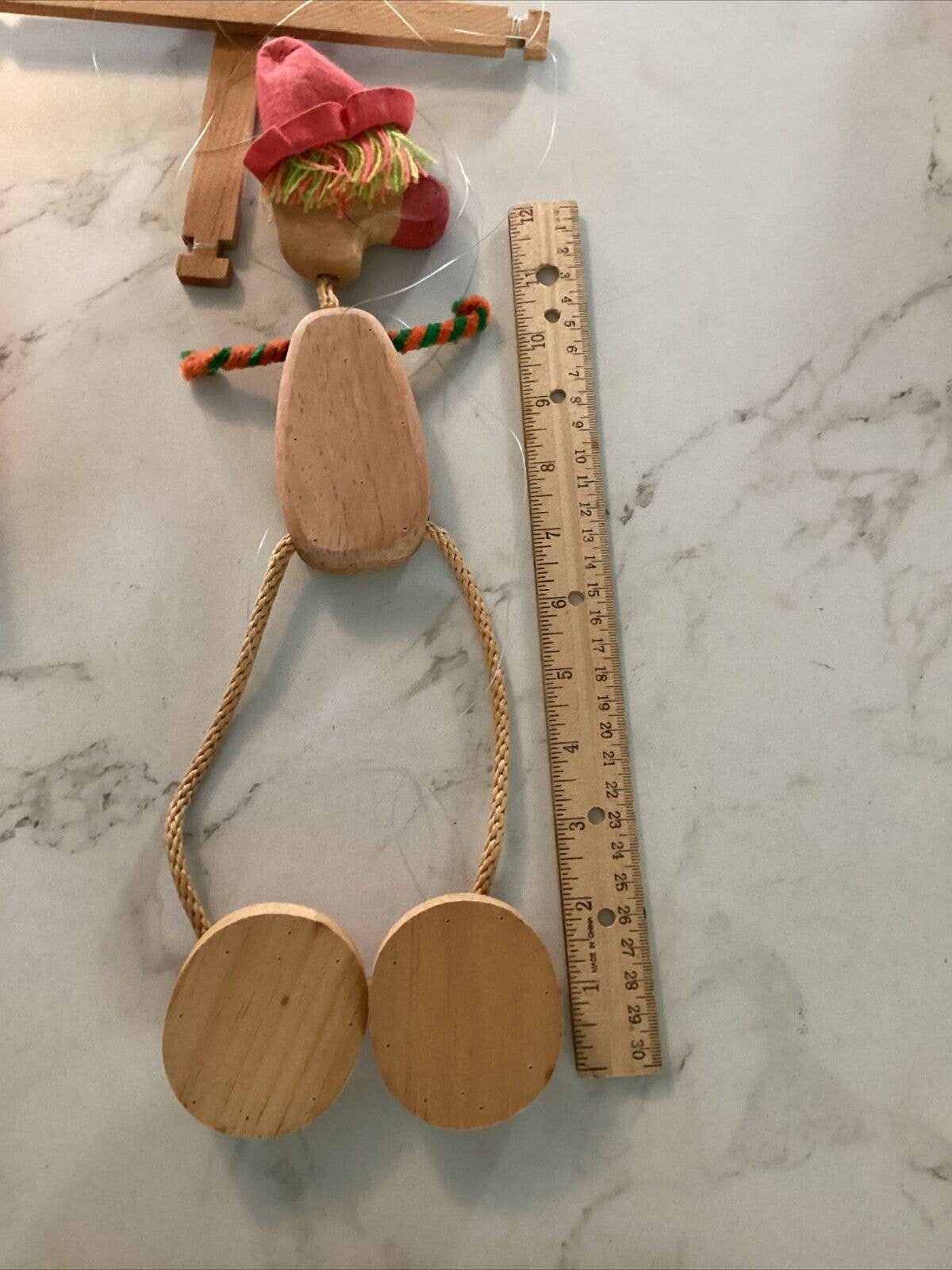 Vintage Clancy Clown Marionette Clown Wooden String Puppet - Etsy