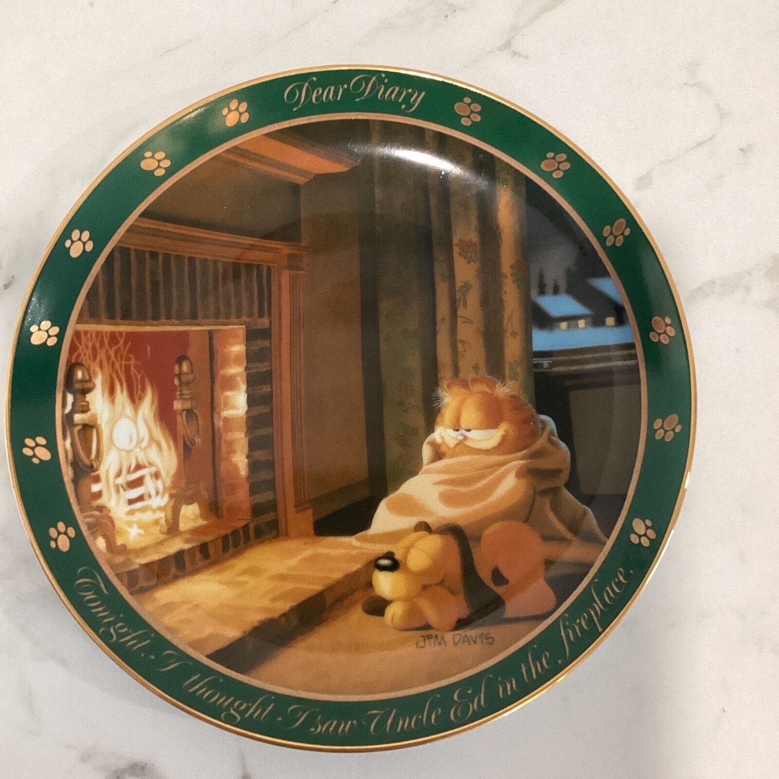 Vintage Garfield, Danbury Mint, 3 Plates - Etsy