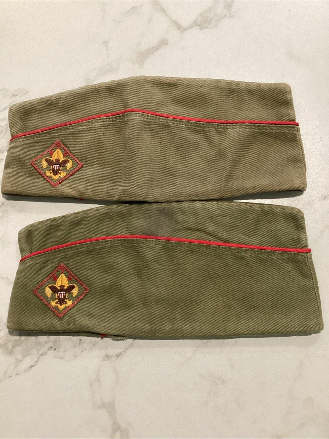 Vintage 2 Boy Scout Leader Garrison Caps - Etsy