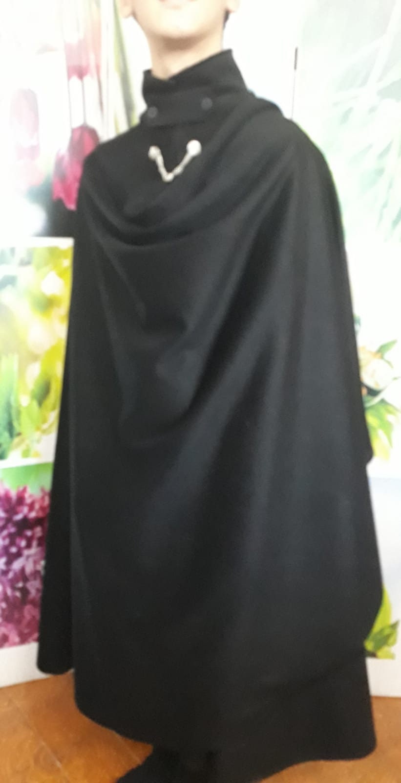 Tabarro Cloak in Pure Wool - Etsy