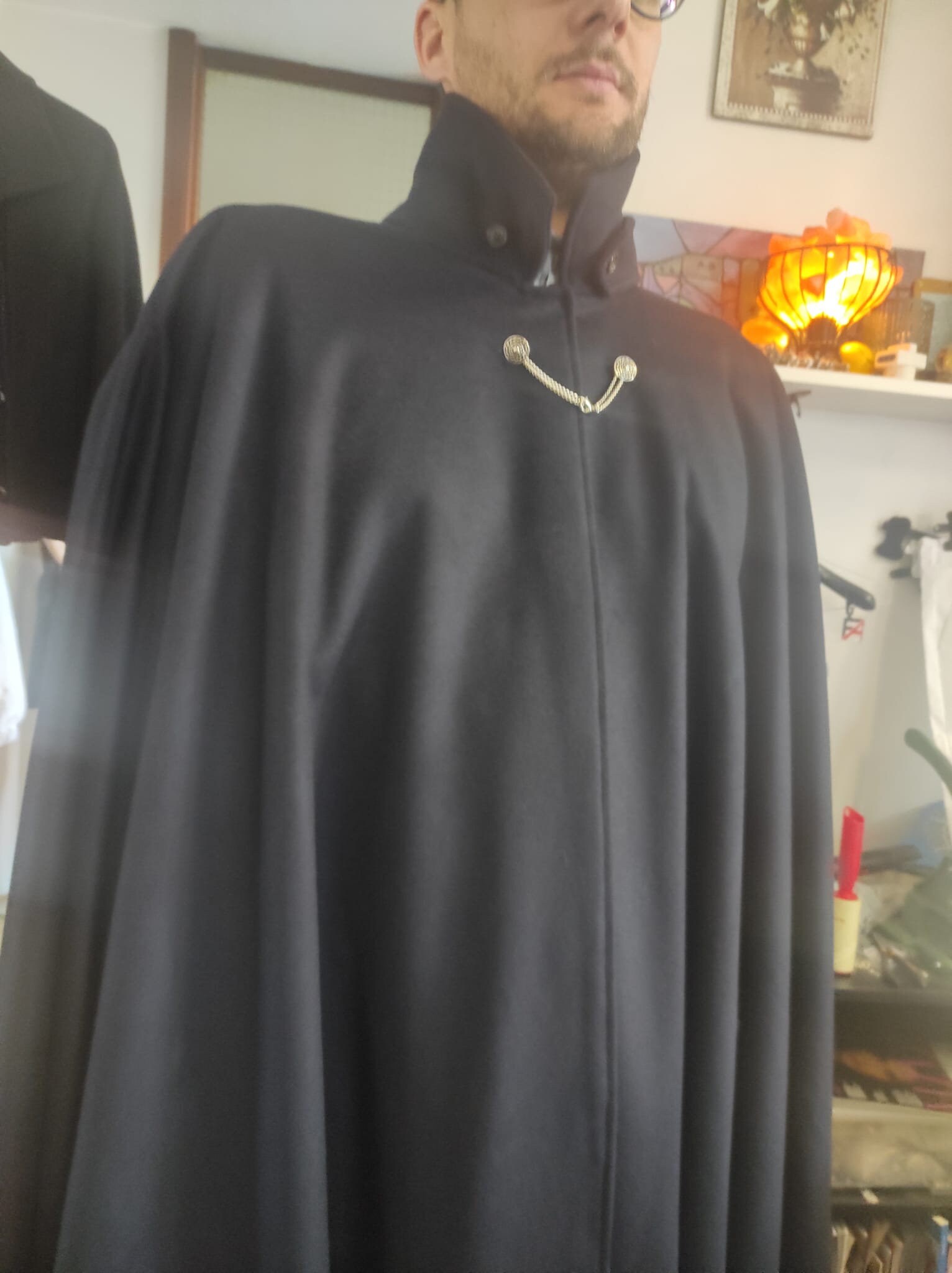 Tabarro Luxurious Pure Wool Cloak - Etsy