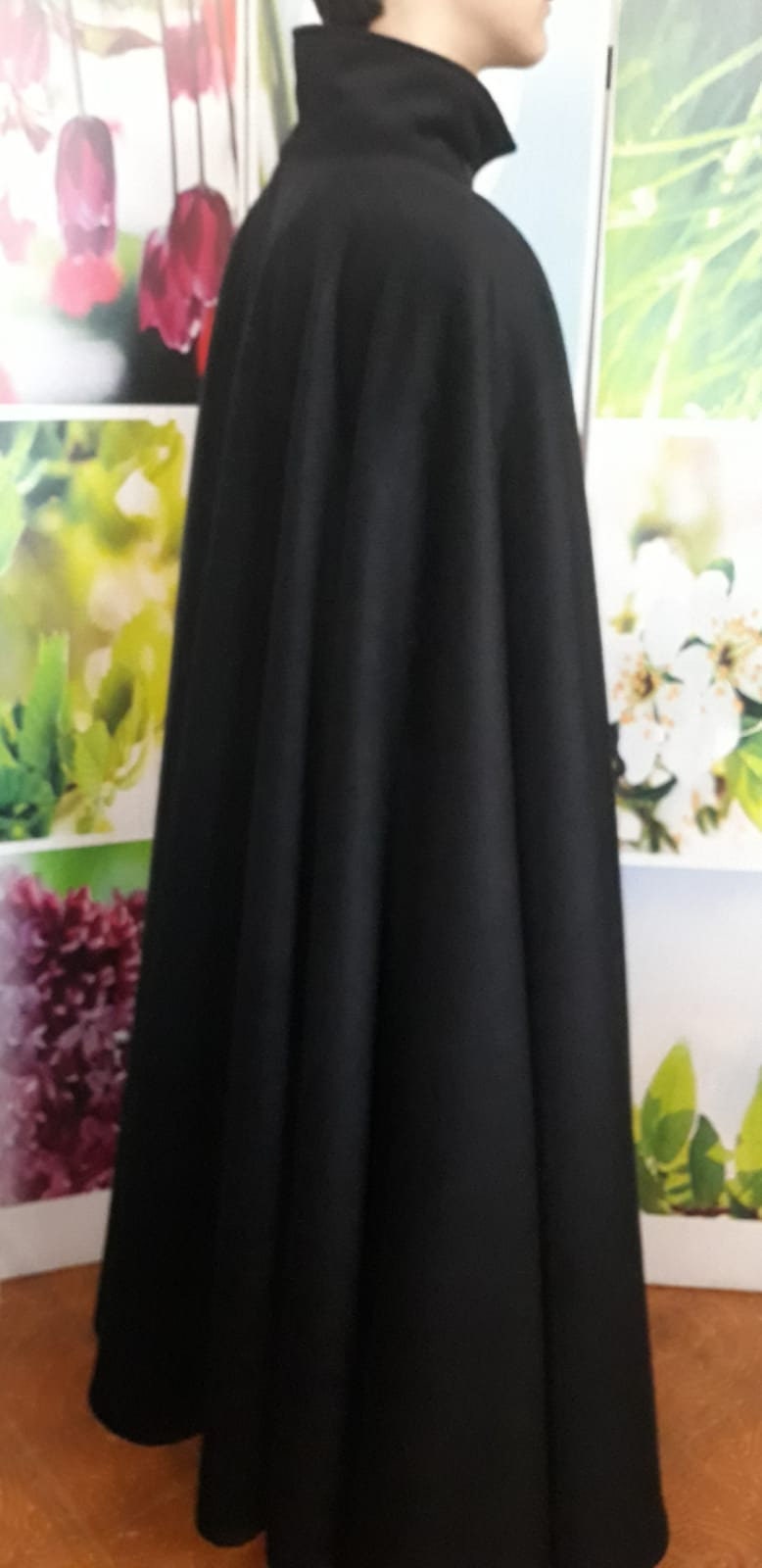 Tabarro Cloak in Pure Wool - Etsy