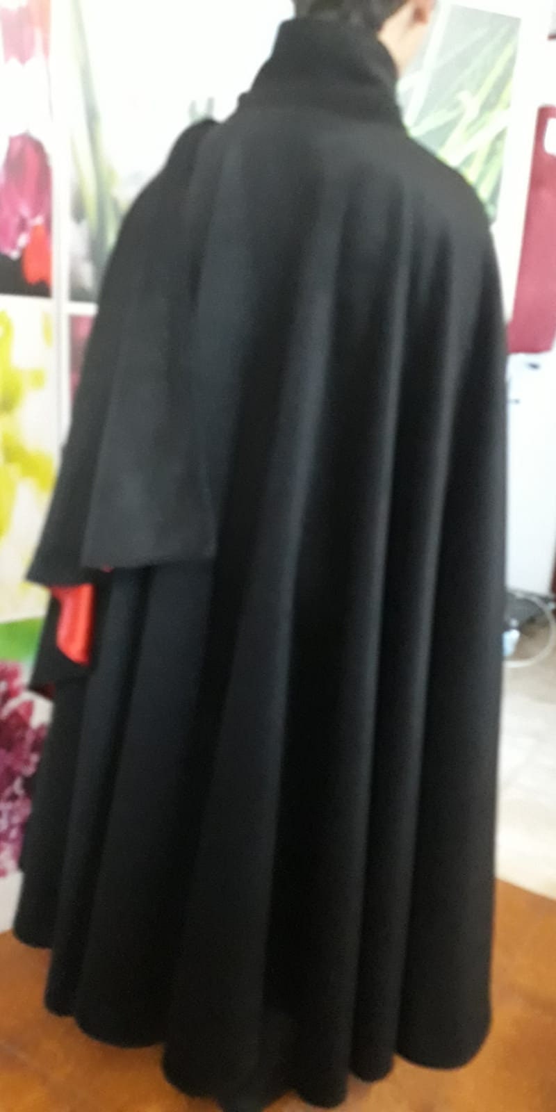 Tabarro Cloak in Pure Wool - Etsy