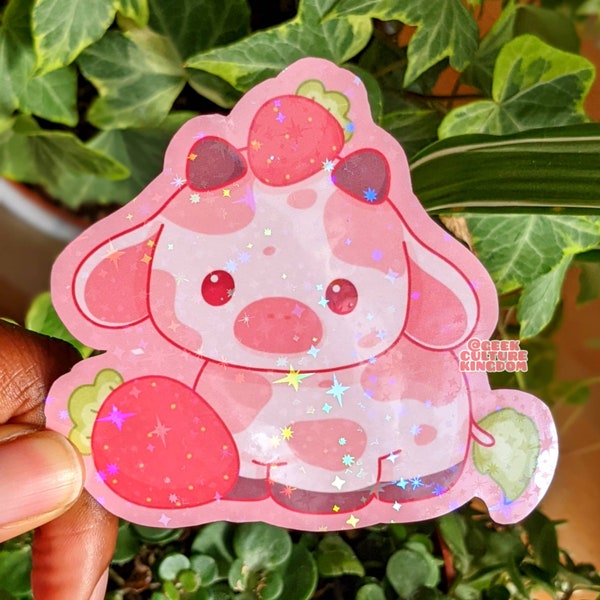 Fruit Cow Sticker - Etsy