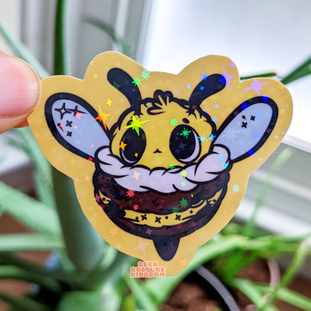 Bumblebee Vinyl Sticker. Cute Holographic Sticker. - Etsy