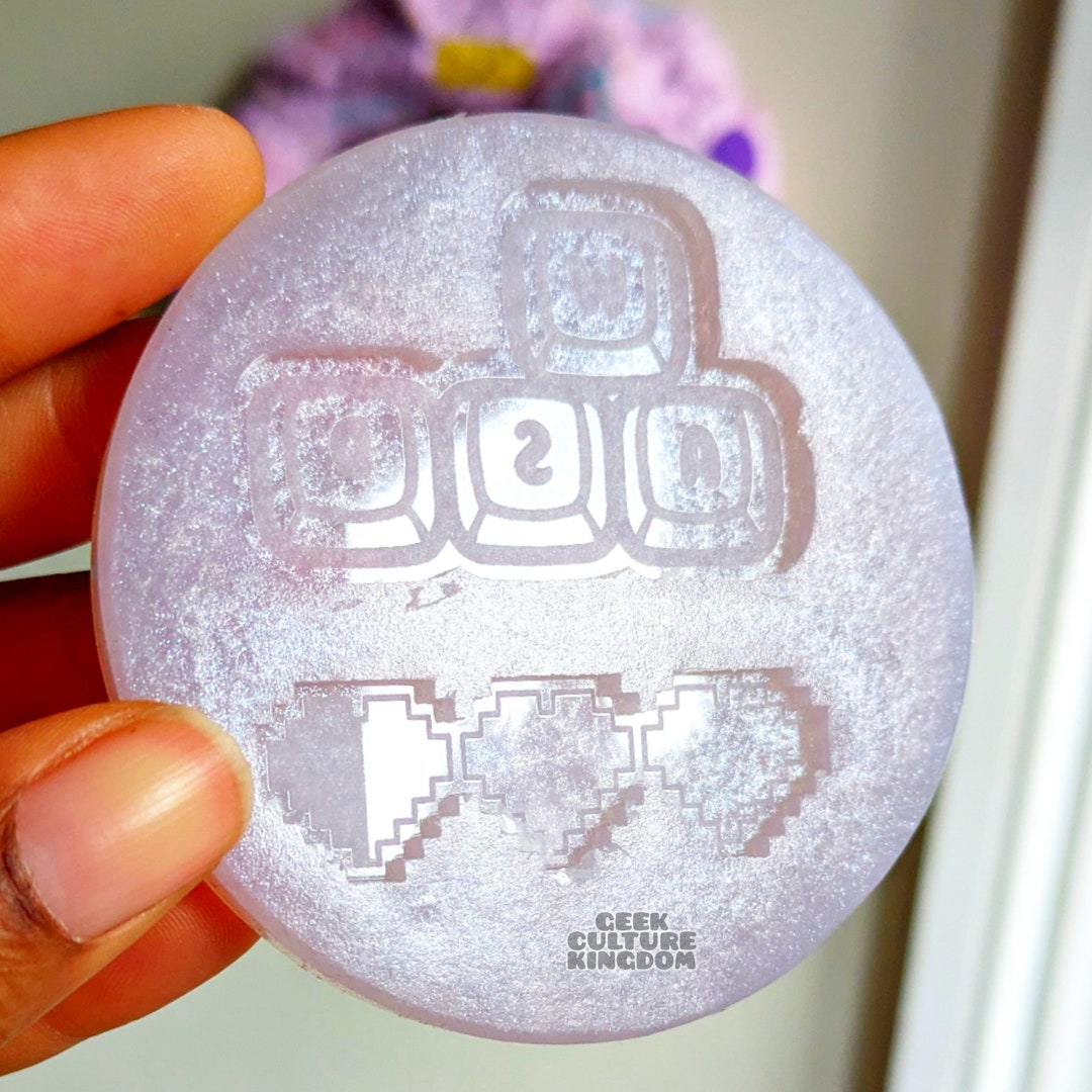 WASD Keyboard and Pixel Heart Mold. Silicone Mold for Resin, Clay and ...