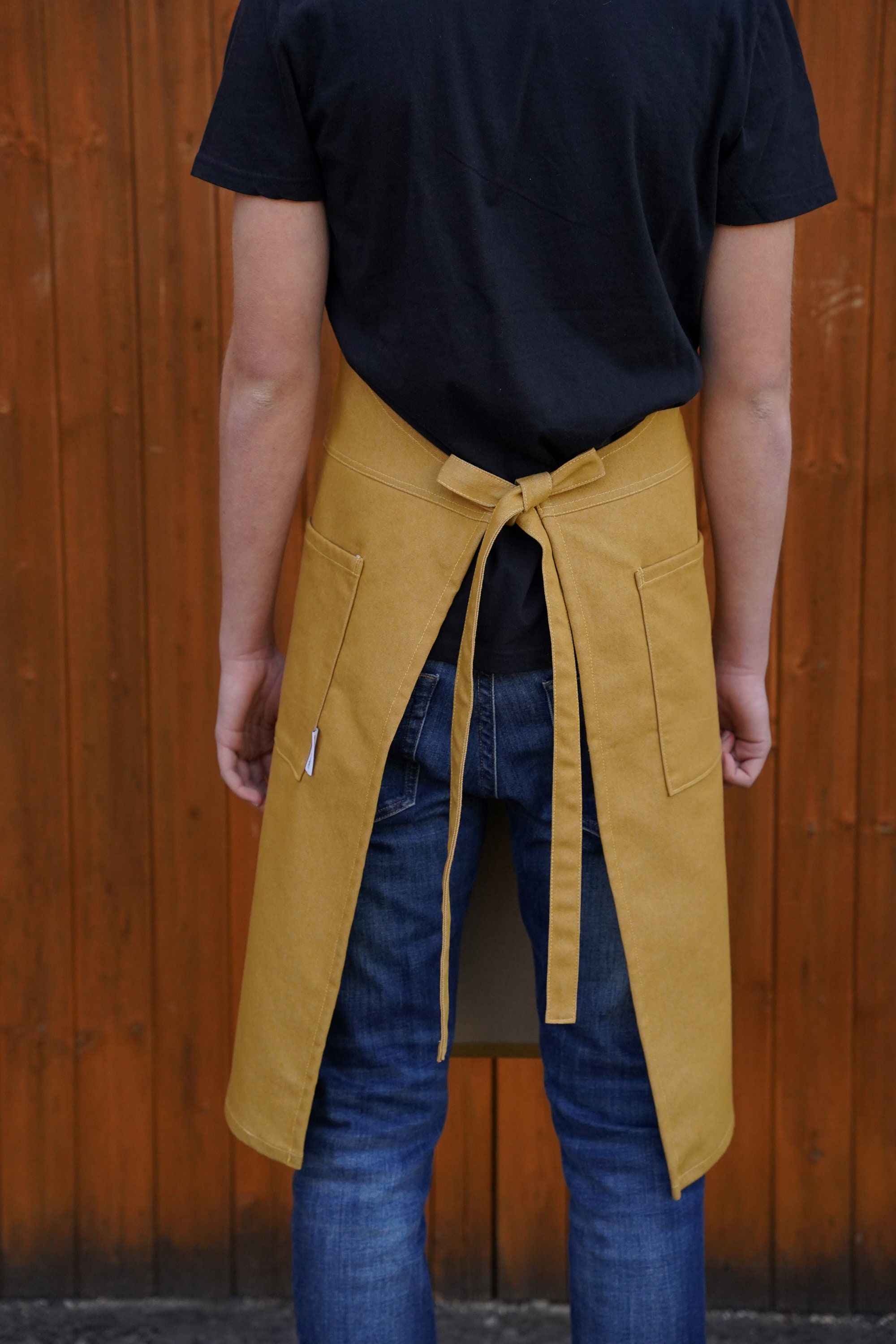 Pottery Denim Apron, Pottery Apron With Split Leg, With Adjustable Neck ...