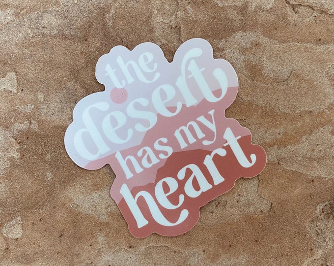 Desert Landscape Sticker for Car, Boho Stickers Laptop, Notebook ...