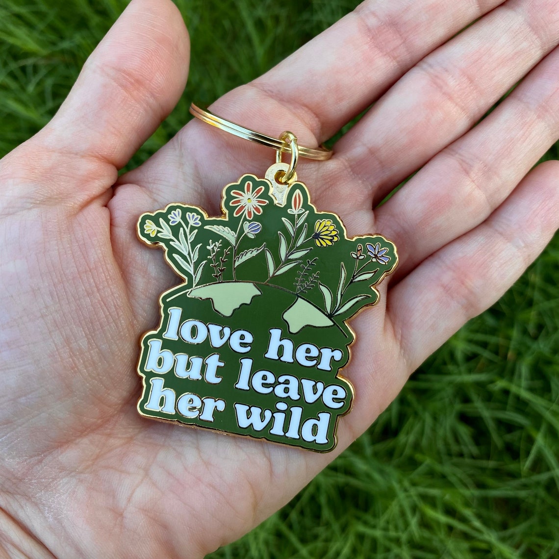 Nature Keychain Outdoorsy Gifts for Women Nature Lover Gift - Etsy