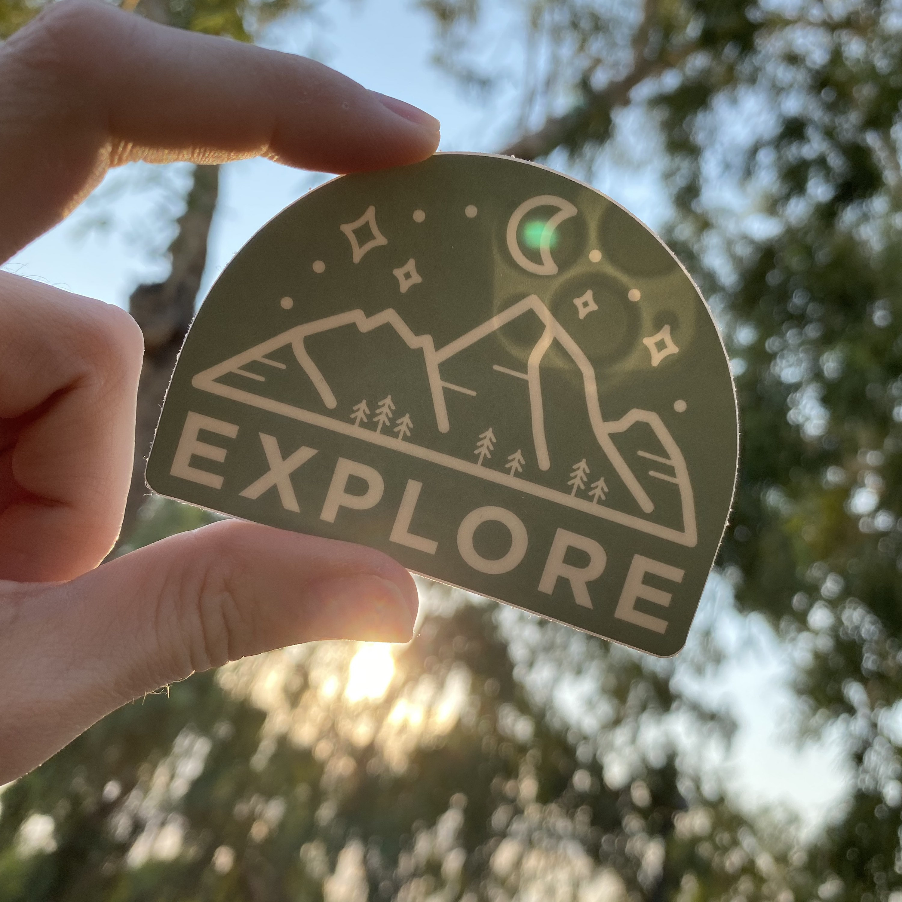 Explore Mountain Sticker Water Bottle Stickers for - Etsy