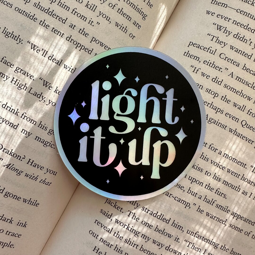 Light It up Sticker for Water Bottles, Kindle Stickers for Hydroflask ...