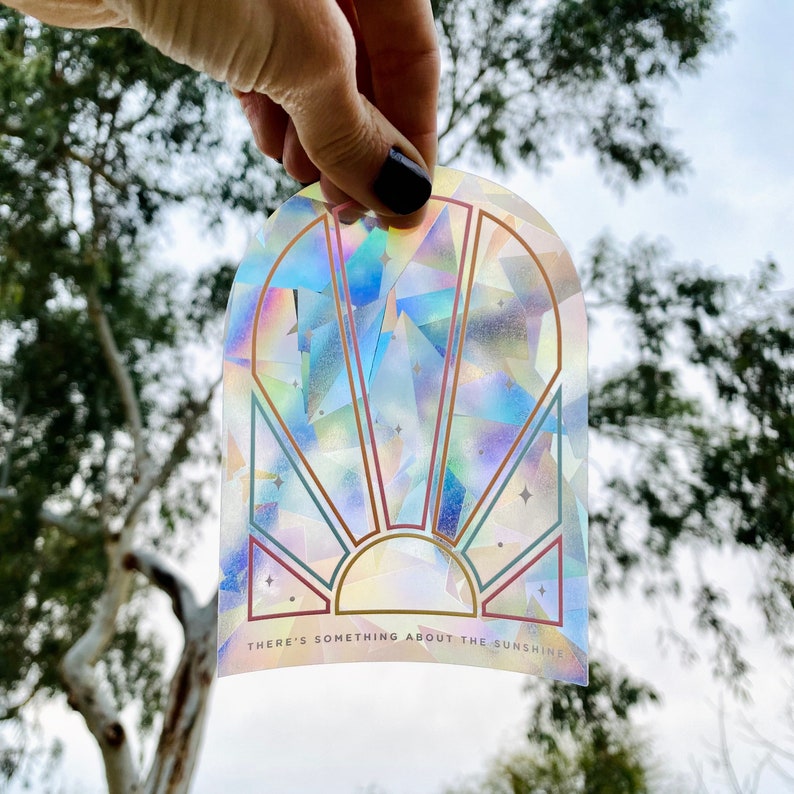 Sun Catcher Sticker for Window Rainbow Prism Sticker Rainbow - Etsy