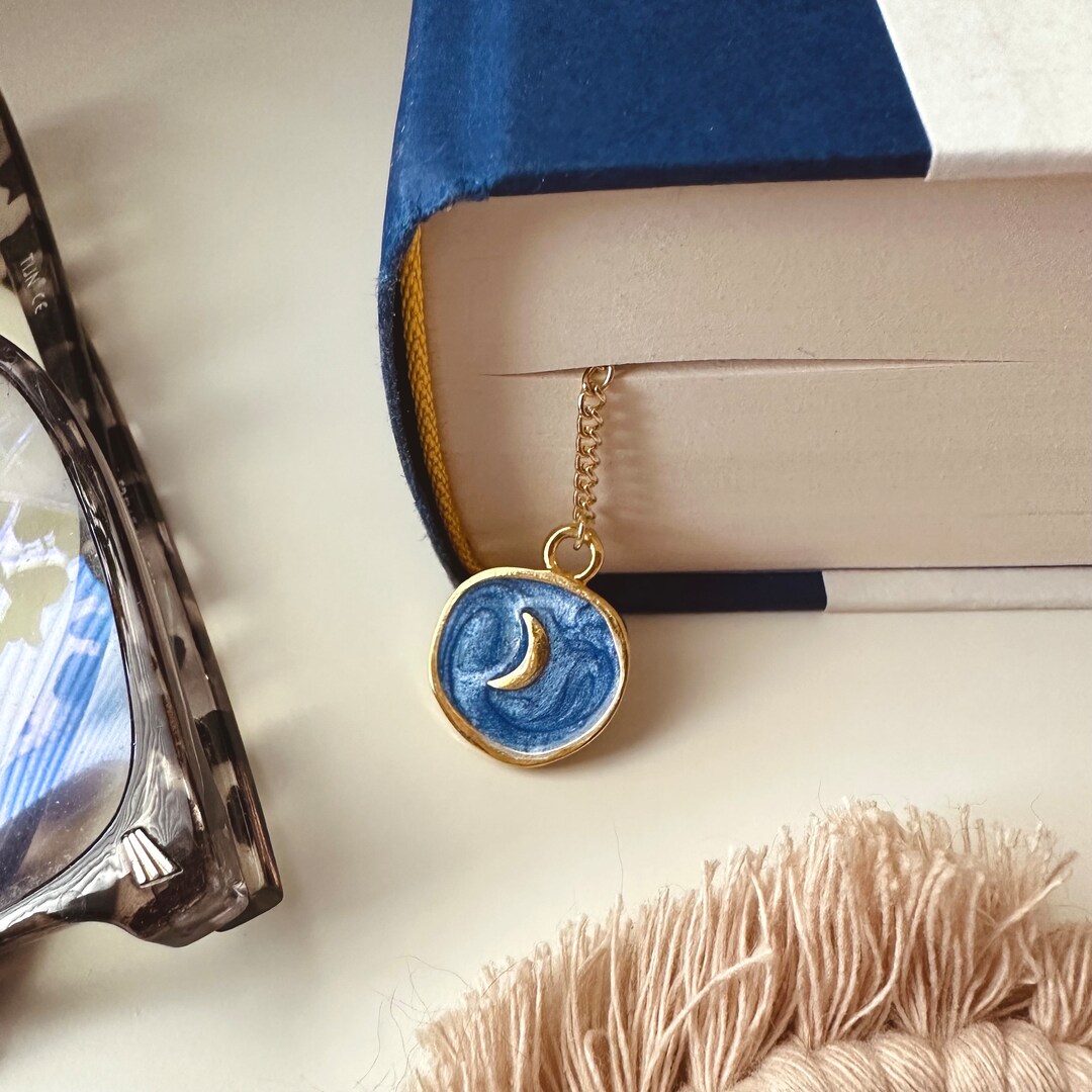 Moon and Stars Bookmark for Women, Cute Bookmark Chain, Book ...