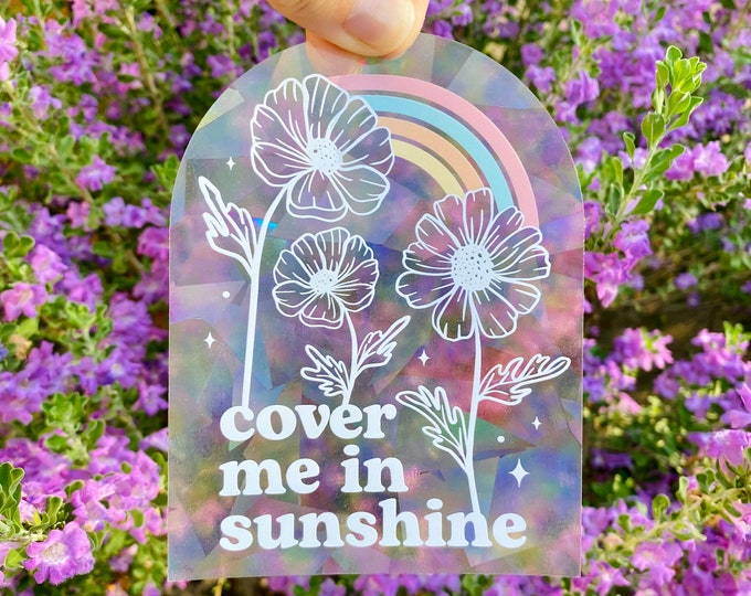 Sun Catcher Sticker for Window, Rainbow Maker Window Sticker, Uplifting ...
