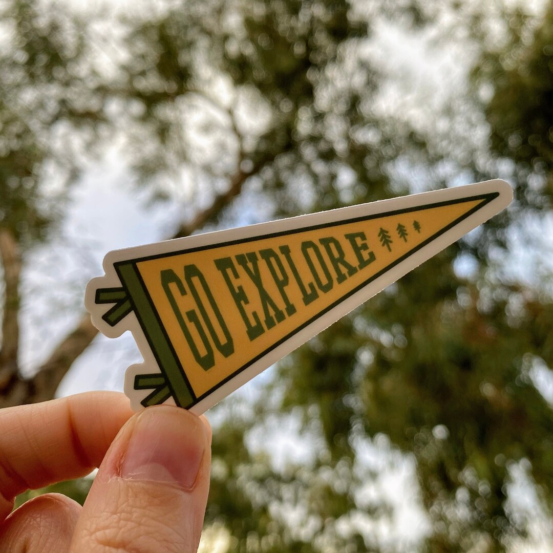 Go Explore Sticker, Water Bottle Sticker for Hydroflask, Nature Sticker ...