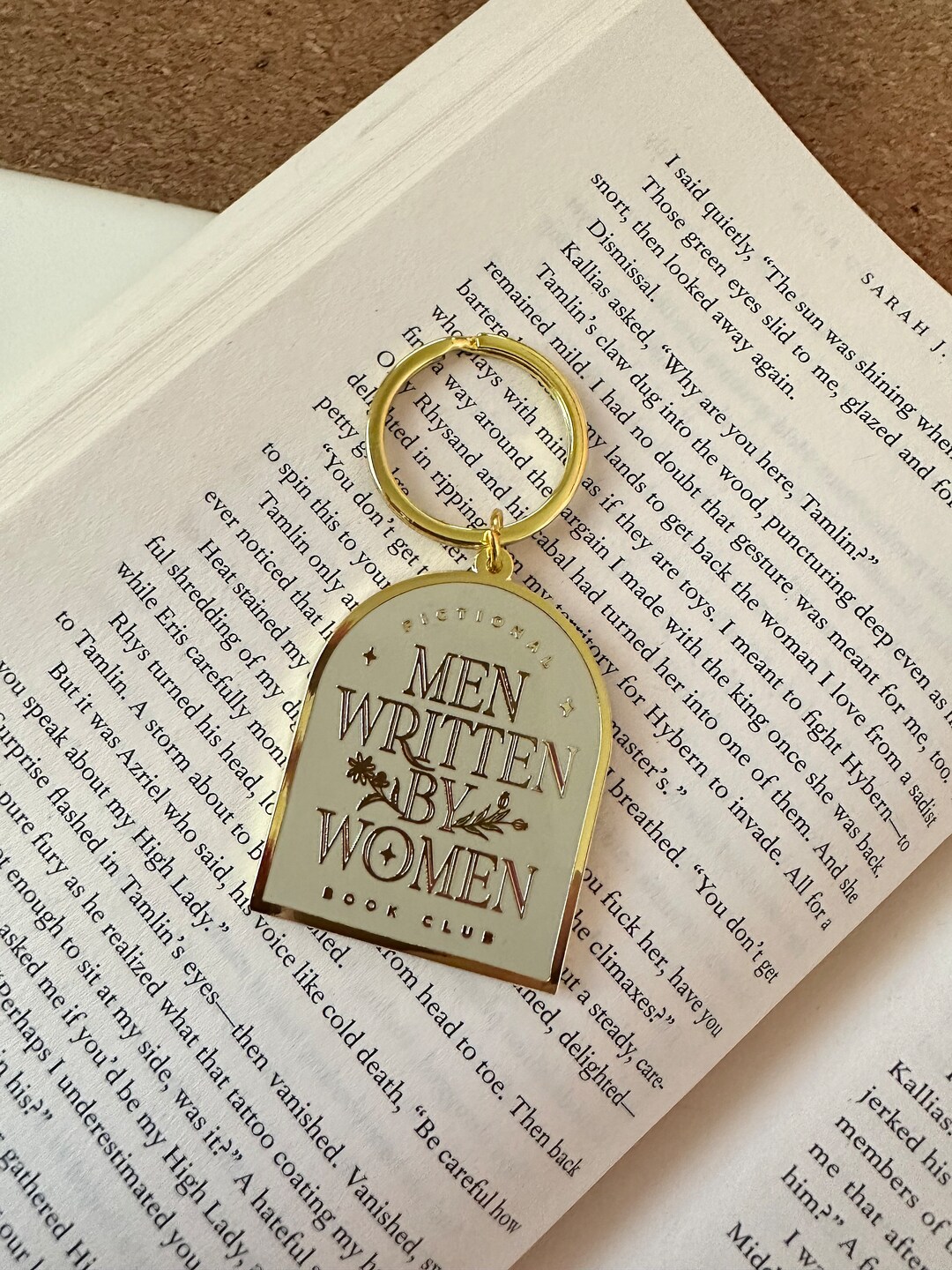 Bookish Keychain, Enamel Keychain Cute, Bookish Birthday Gifts for ...