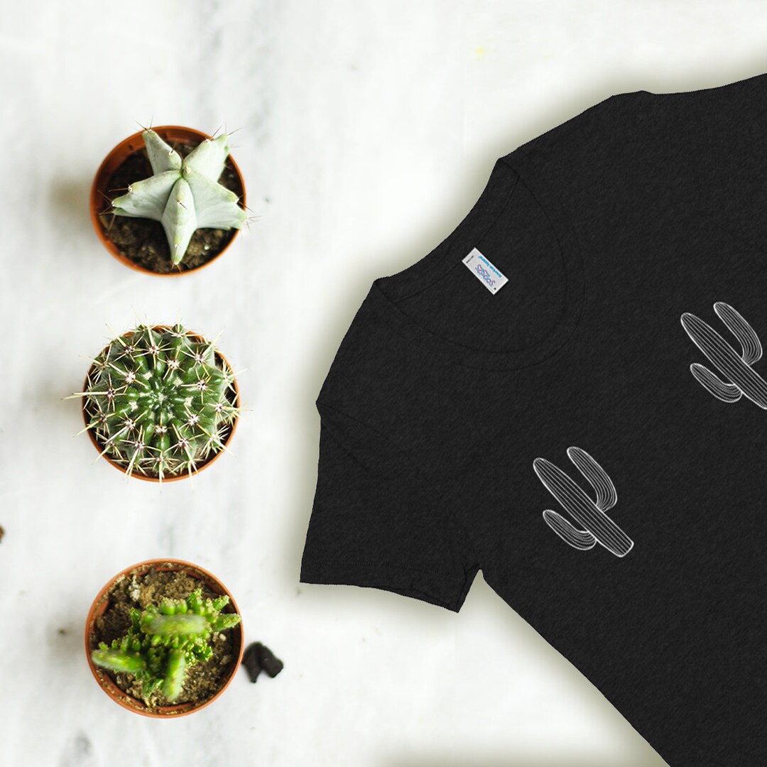 Ladies Saguaro Cactus Shirt, Desert Tshirt, Cacti Shirt, Ladies Hiking ...