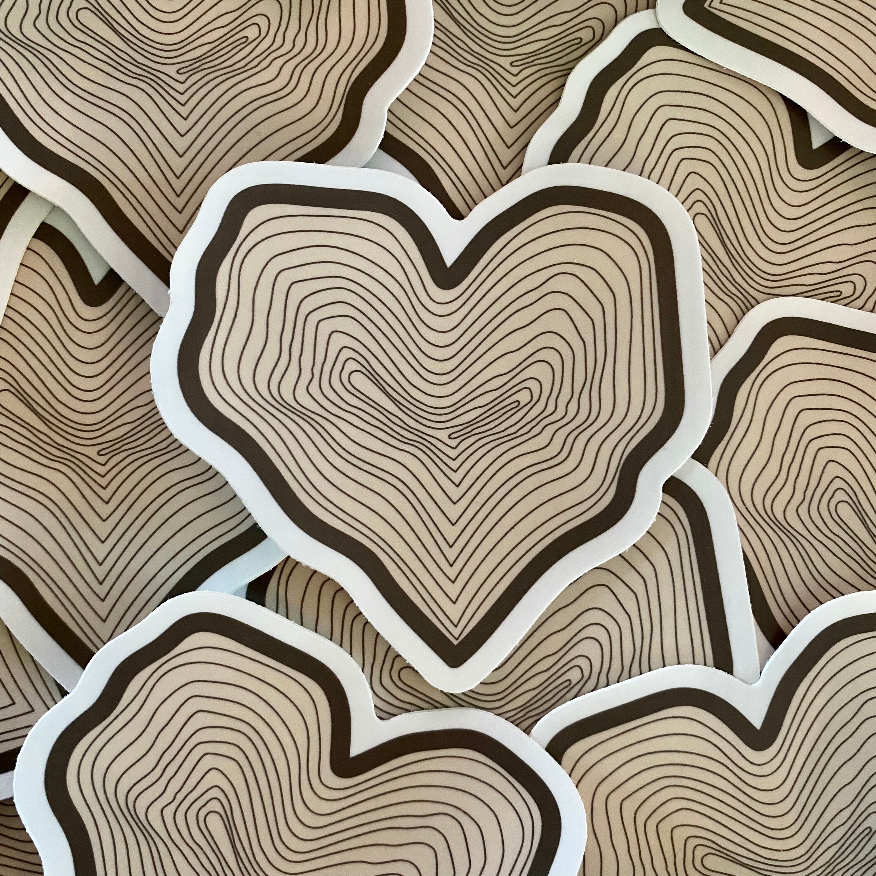 Tree Sticker for Car Tree Heart Sticker for Hydroflask | Etsy