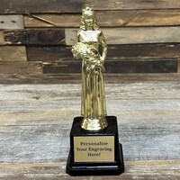 Prom King or Prom Queen Trophy. Beauty Pageant Award. Free Custom ...