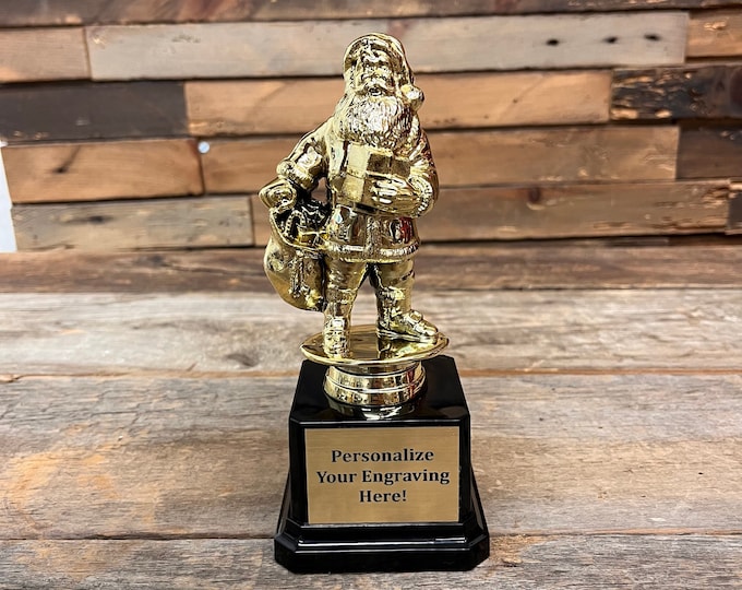 Custom Holiday Trophy. Great Trophy for Your Holiday Events, Pageants ...