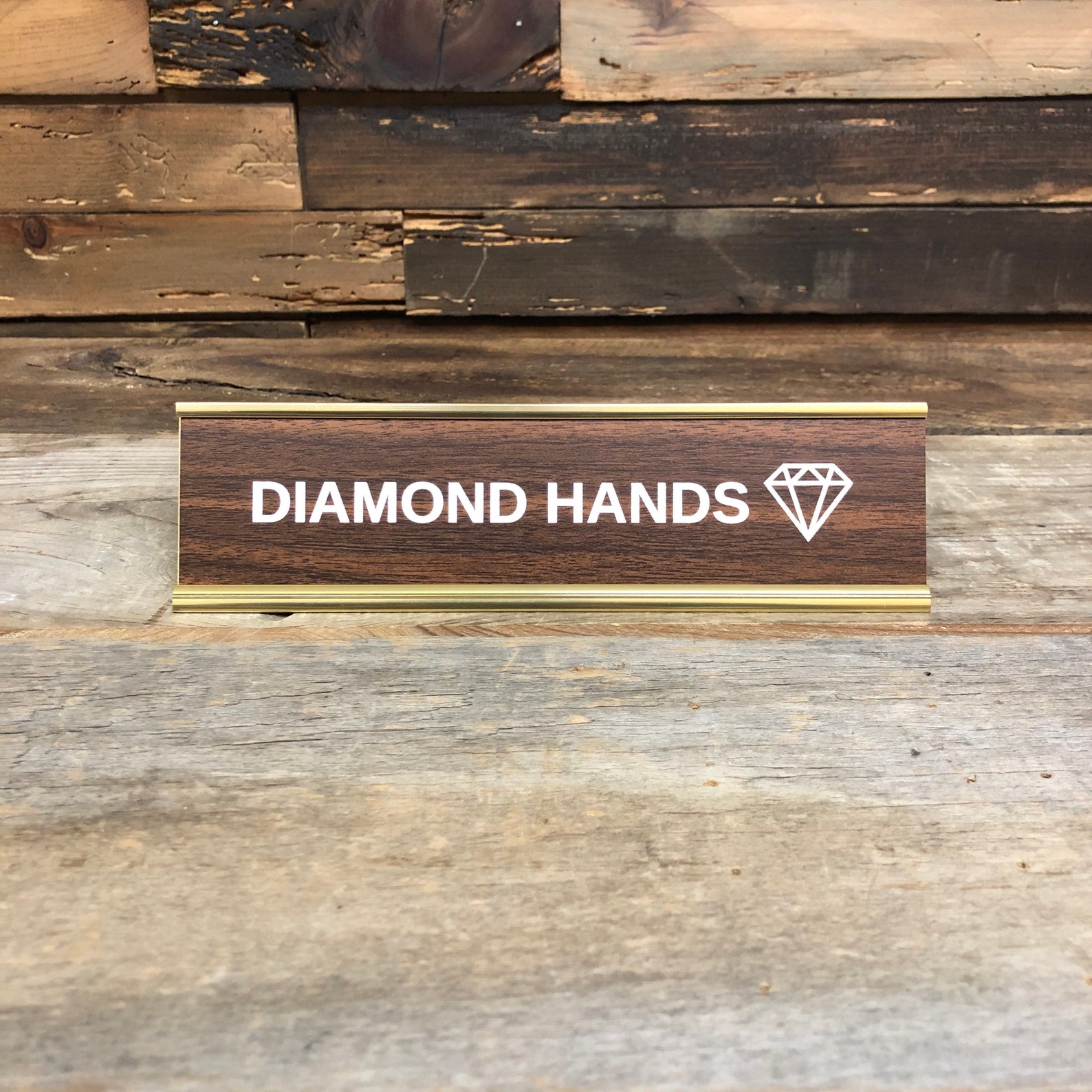 Engraved Desk Name Plate: Funny Boss Gift, Custom Office Sign - Etsy