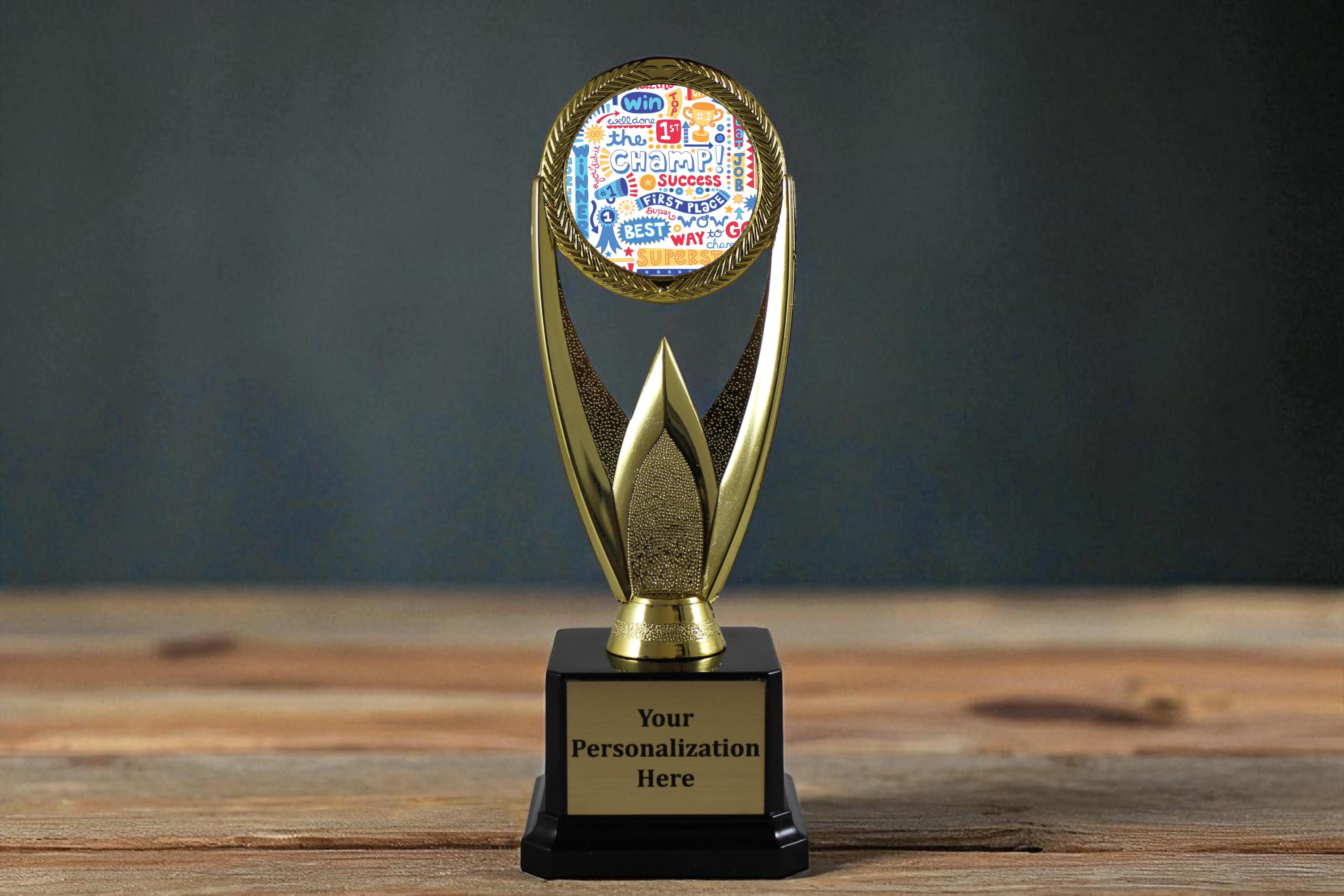 10 Pcs Blank Award Medals With Neck Ribbons, Create Your Own Medals Kit