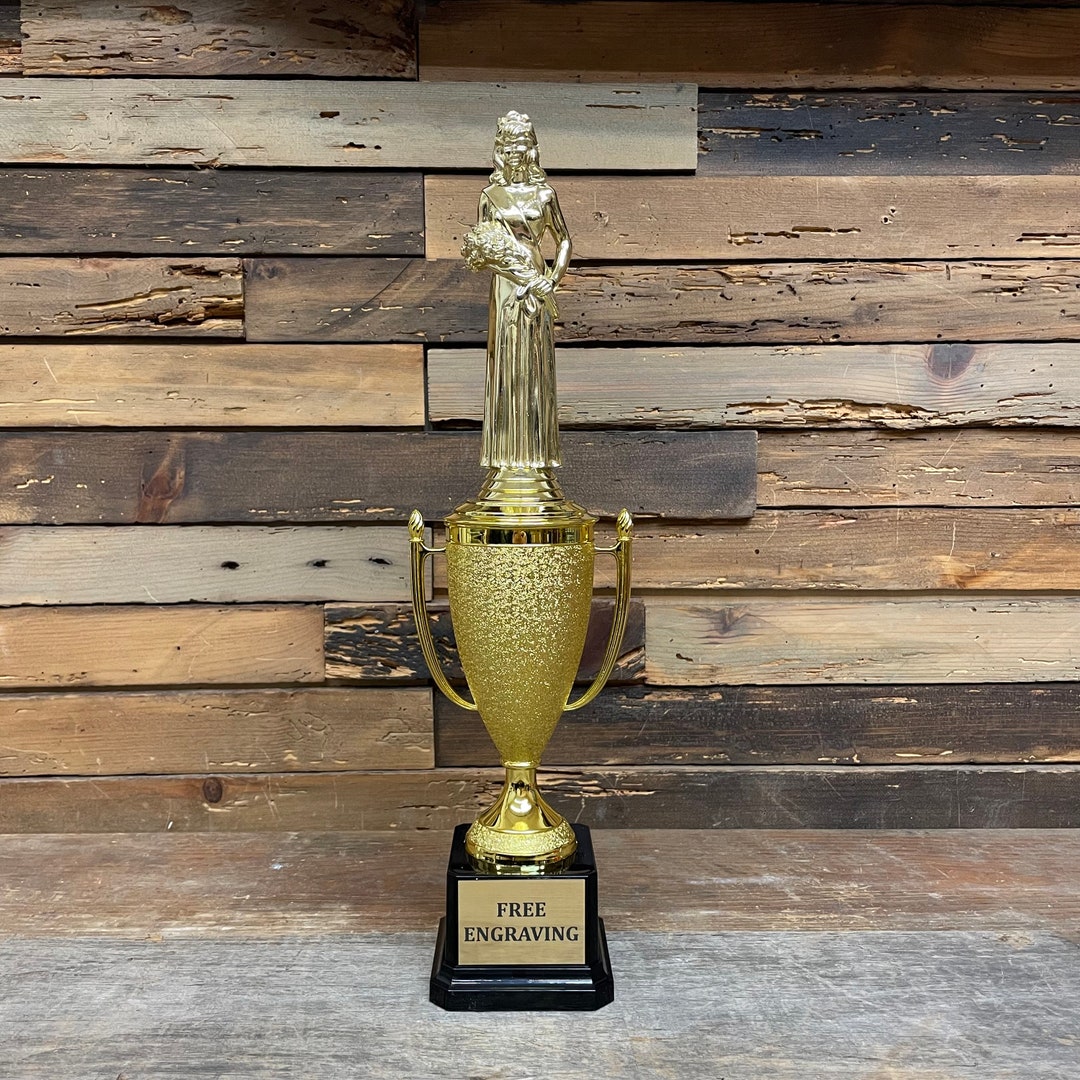 Beauty Queen Cup Trophy | Personalized Glam Pageant Award | Queen of ...
