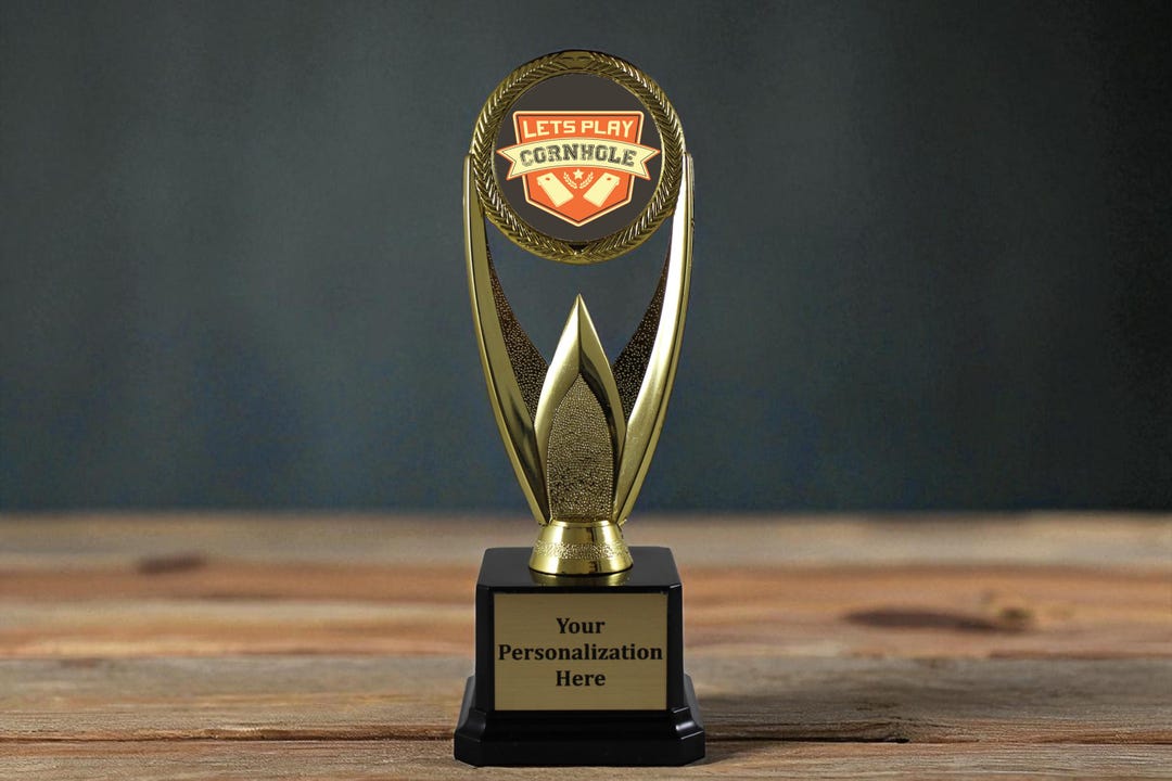 Cornhole Trophy: King of the Bags Award - Etsy