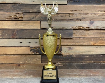 Best Mom Trophy, Victory Female Trophy, Gold Angel Trophy, Winning ...