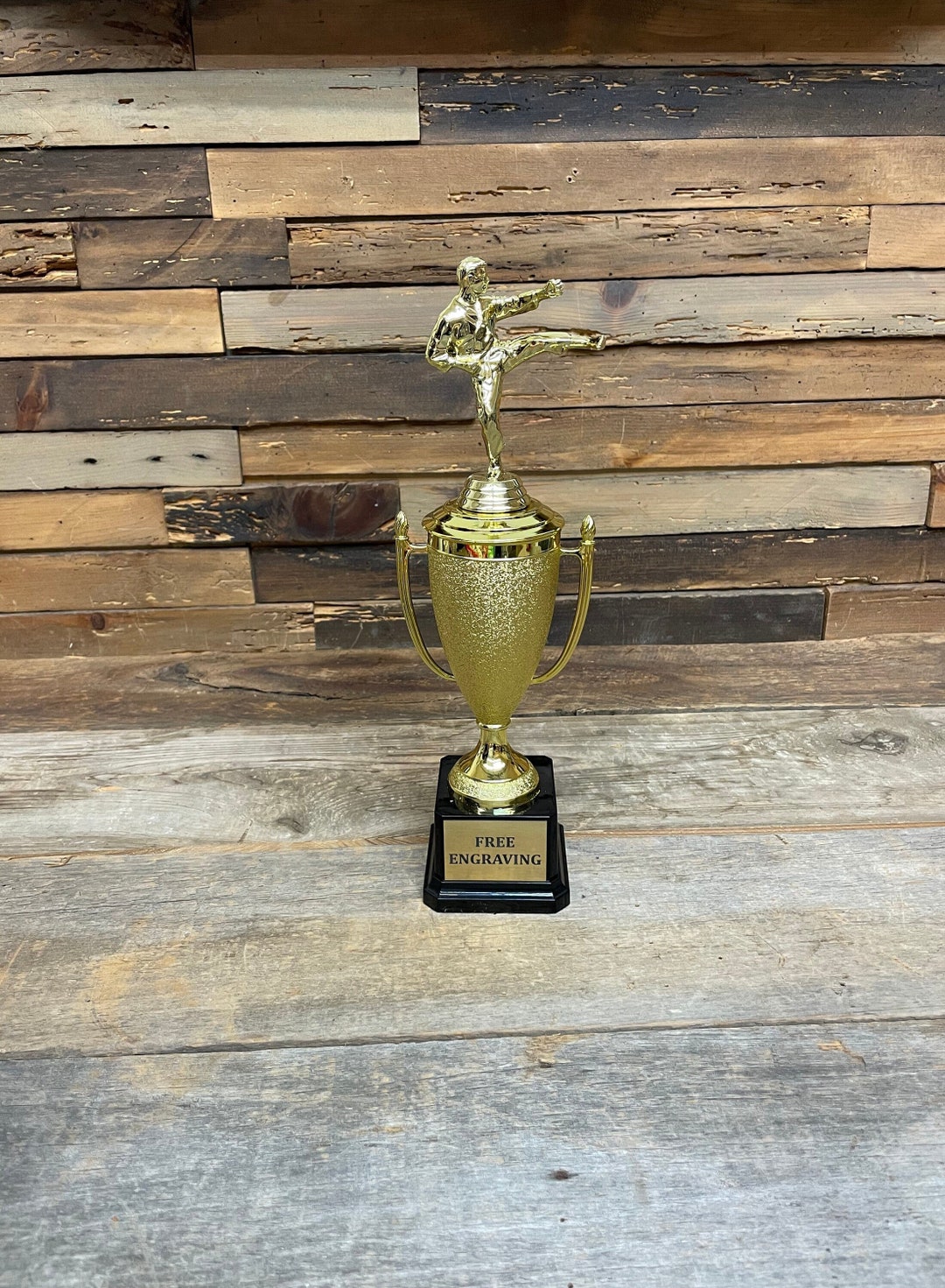 Karate Male Cup Trophy | Personalized Taekwondo Trophy | Martial Arts ...
