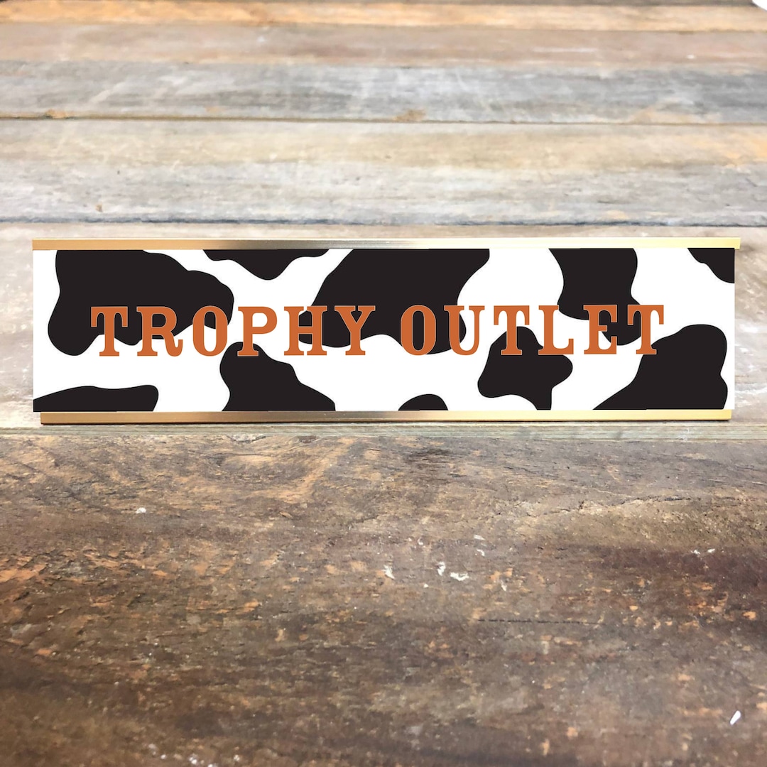 Custom Color Desk Sign With Stand: Fun Office Gift - Etsy