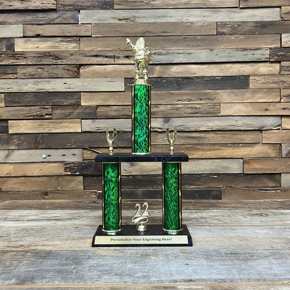 Christmas 2 Column Trophy Most Jolly Award Ugliest Sweater - Etsy