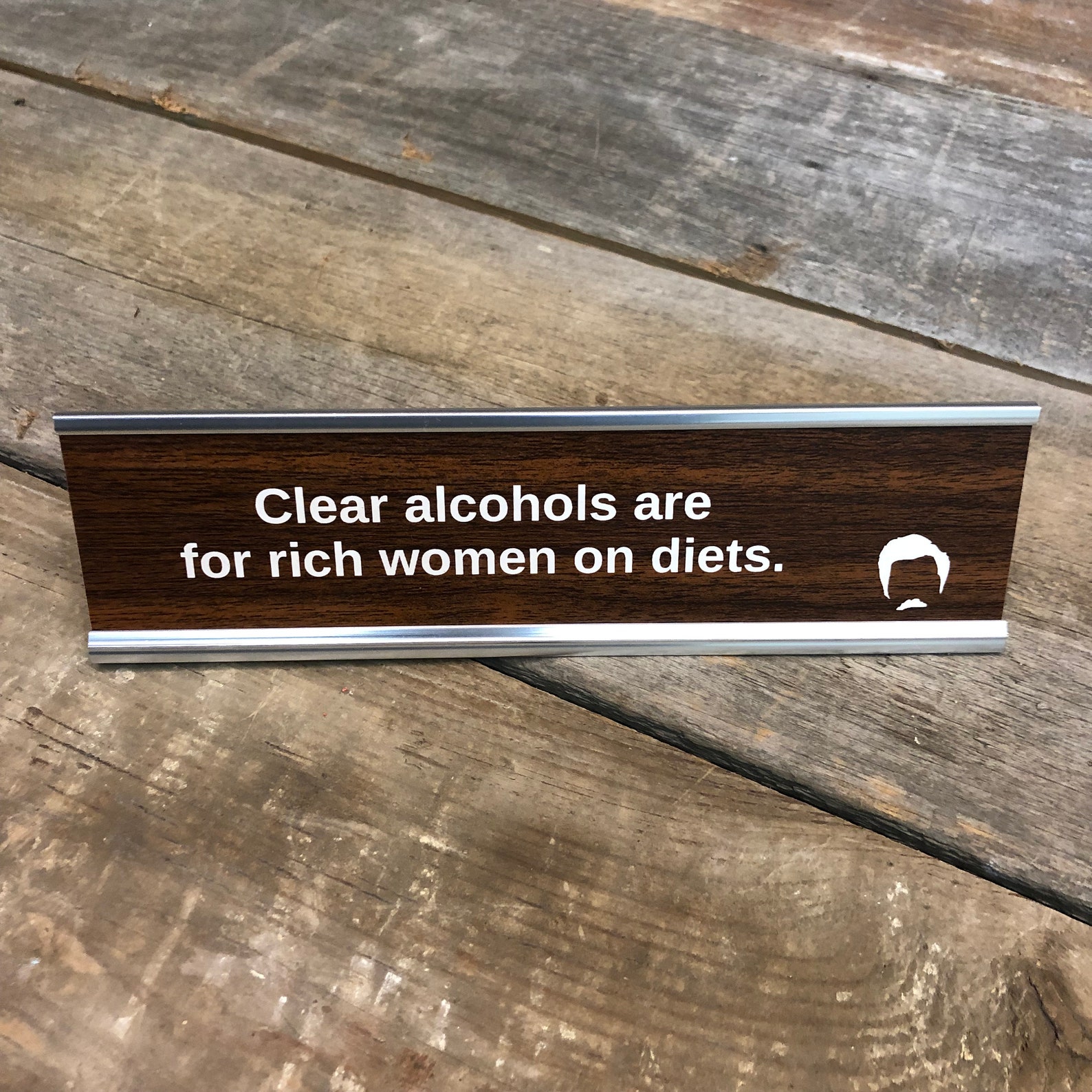 Ron Swanson Desk Sign: Funny Boss Gag Gift - Etsy